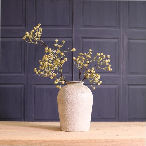 Stone Effect Metal Vases
